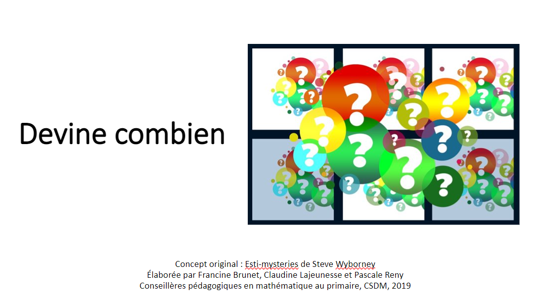 Causeries – La mathématique à l'école primaire