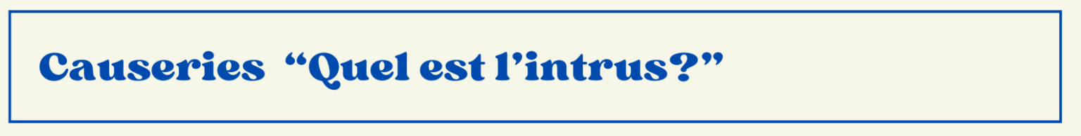 Causeries – La mathématique à l'école primaire