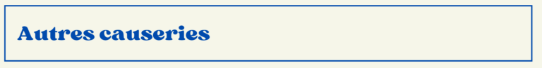 Causeries – La mathématique à l'école primaire