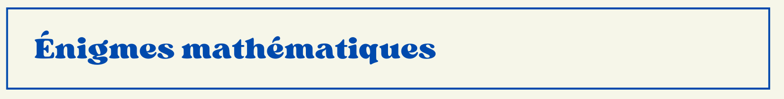 Résolution de problèmes au 2e cycle – La mathématique à l'école primaire