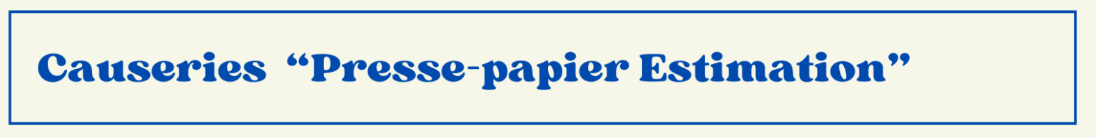 Causeries – La mathématique à l'école primaire