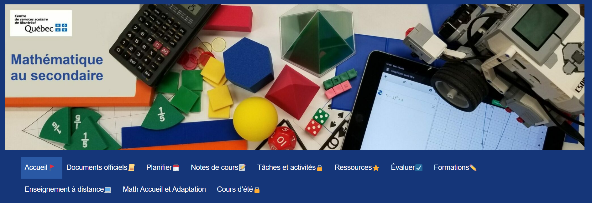 Mathématique (en construction) – Soutien à l'apprentissage du français